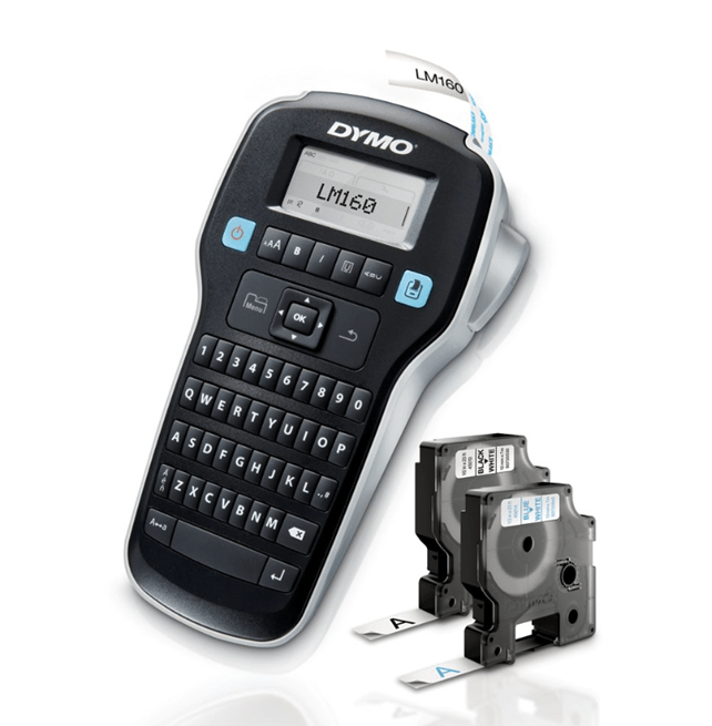 Køb Dymo Labelmanager | etiket printer | Dymo 160 value pack – Leantools