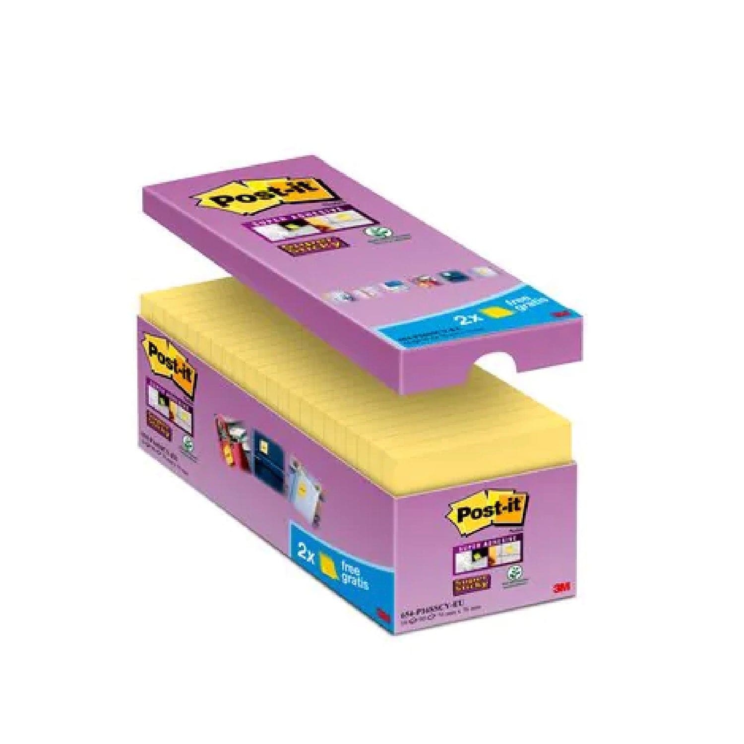 Post it Super Sticky Notes 76x76 mm 16 stk | 3M Post it note | Leantool ...